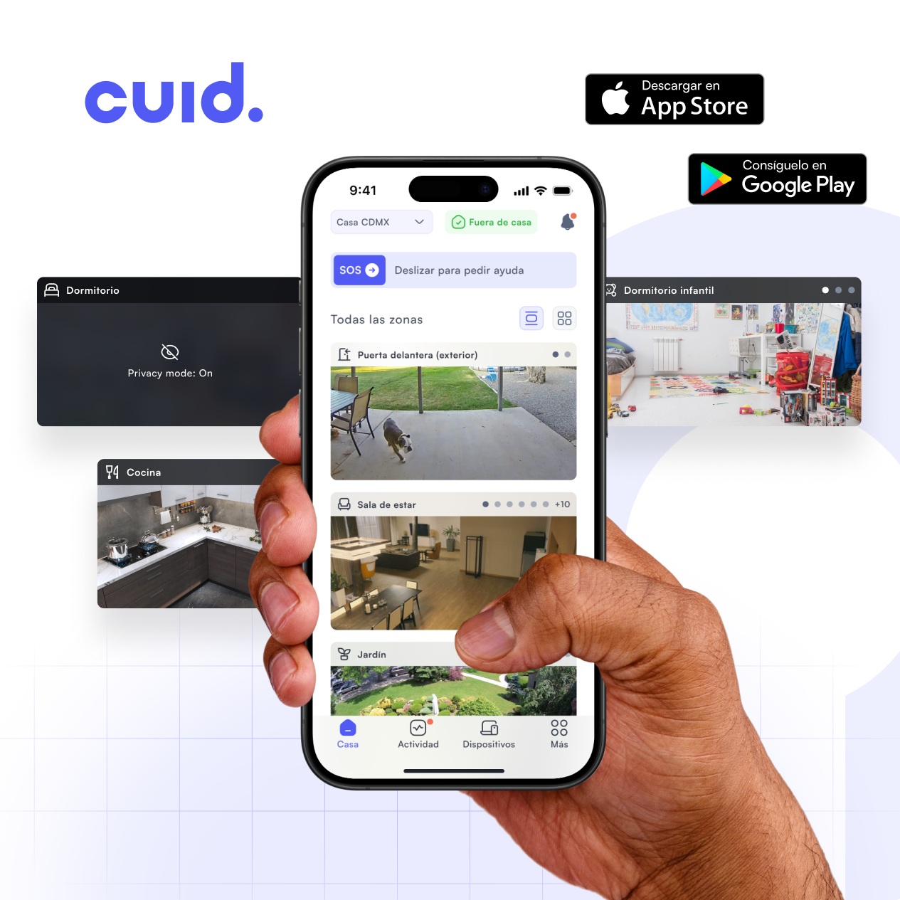 Suscripción Paquete Cuid Video – cuid, tu Propio Guardia de Seguridad 24/7